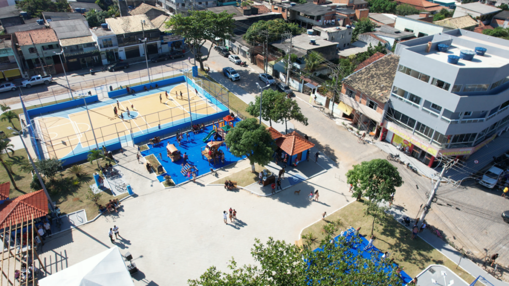 Nova Praça de Unamar, em Tamoios, é inaugurada com festividades e ...