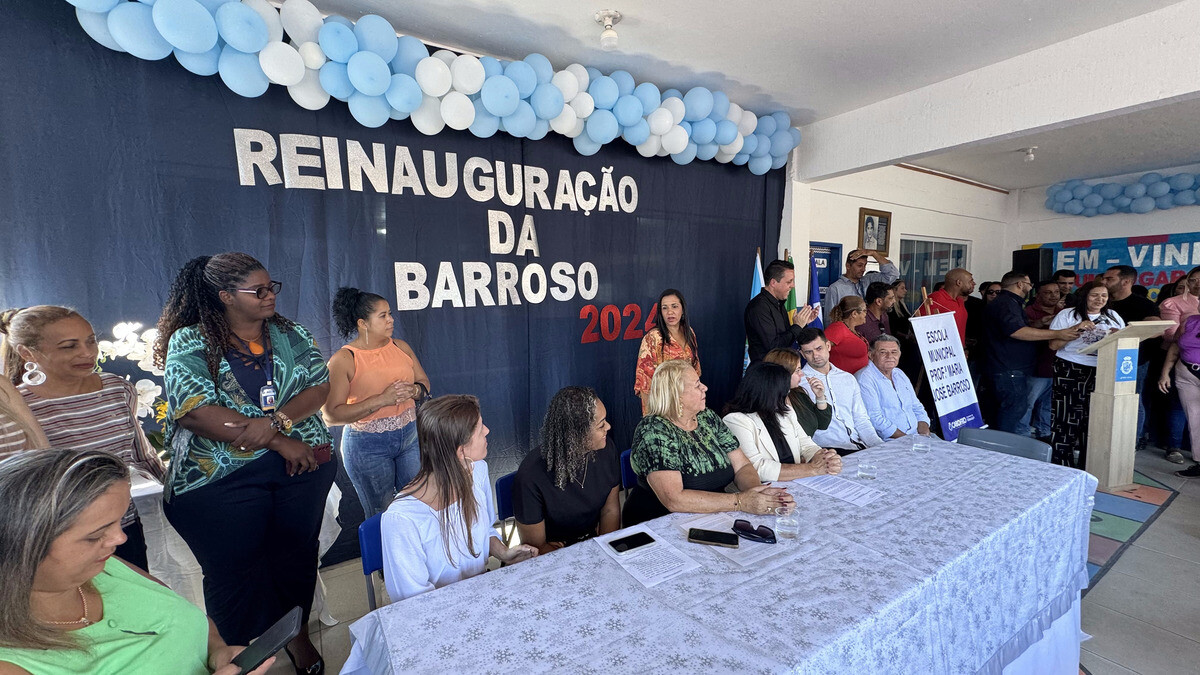 Escola Municipal Profª Maria José Barroso é reinaugurada em Tamoios ...